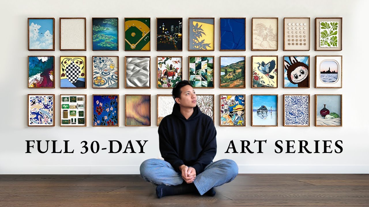 I Tried 30 Art Styles in 30 Days (Start to Finish)