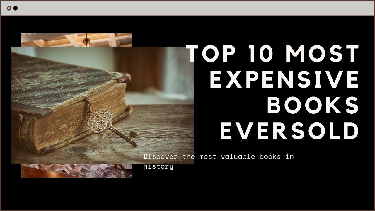 Top 10 Most Expensive Books Ever Sold!
