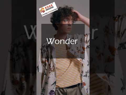 Wonder vs Wander, what is the right pronunciation and meaning? #shorts #ytshorts #youtubeshorts