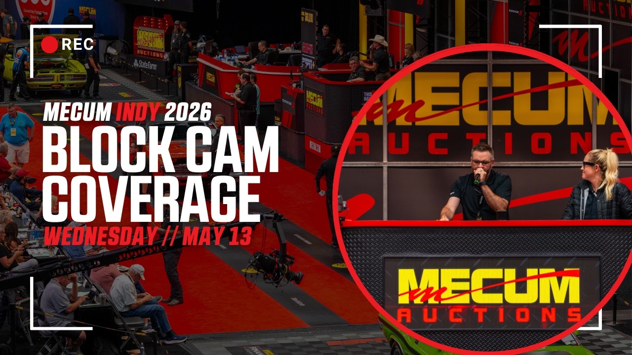 Mecum Indy Live Block Cam // Wednesday, May 13th, 2026