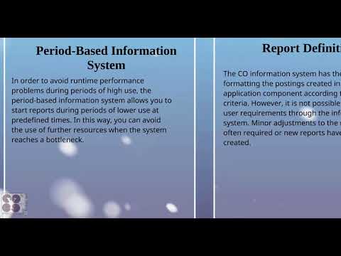 SAP CO - 14 Reports Information System CO OM