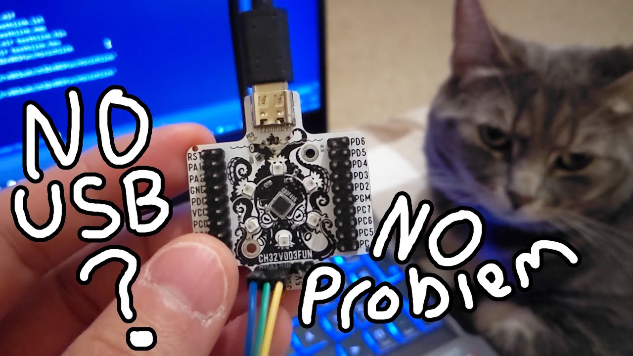 rv003usb - bit banged USB on the ch32v003