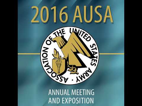 AUSA 2016: Lt. Gen. James C McConville Press Conference