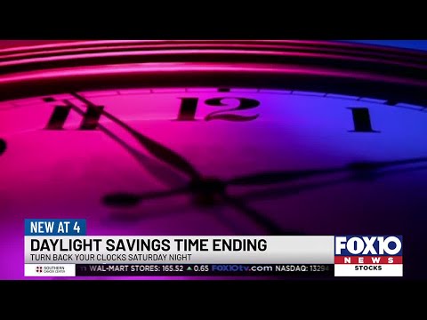 Daylight saving time ending