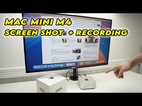 Mac Mini M4 : How to Screenshot & Screen Record