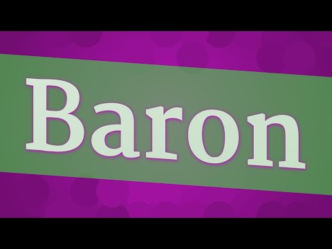 BARON pronunciation • How to pronounce BARON