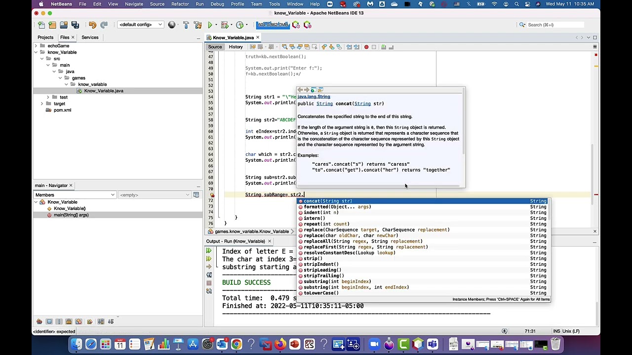 Learn Java Programming - Part 2-4-2 : Learn String methods: charAt, substring, and length