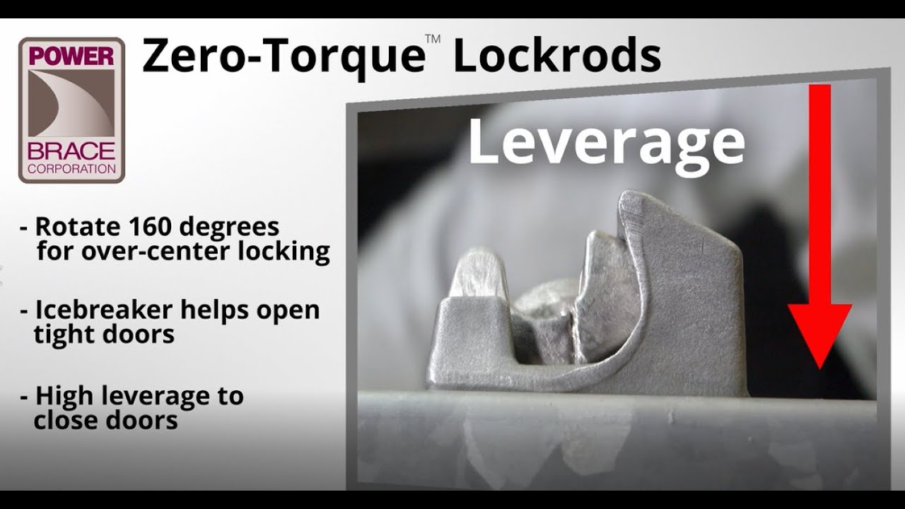 Powerbrace Zero-Torque (TM) Lockrods