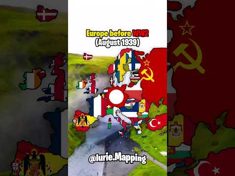 Europe Before WW2 (August 1939)