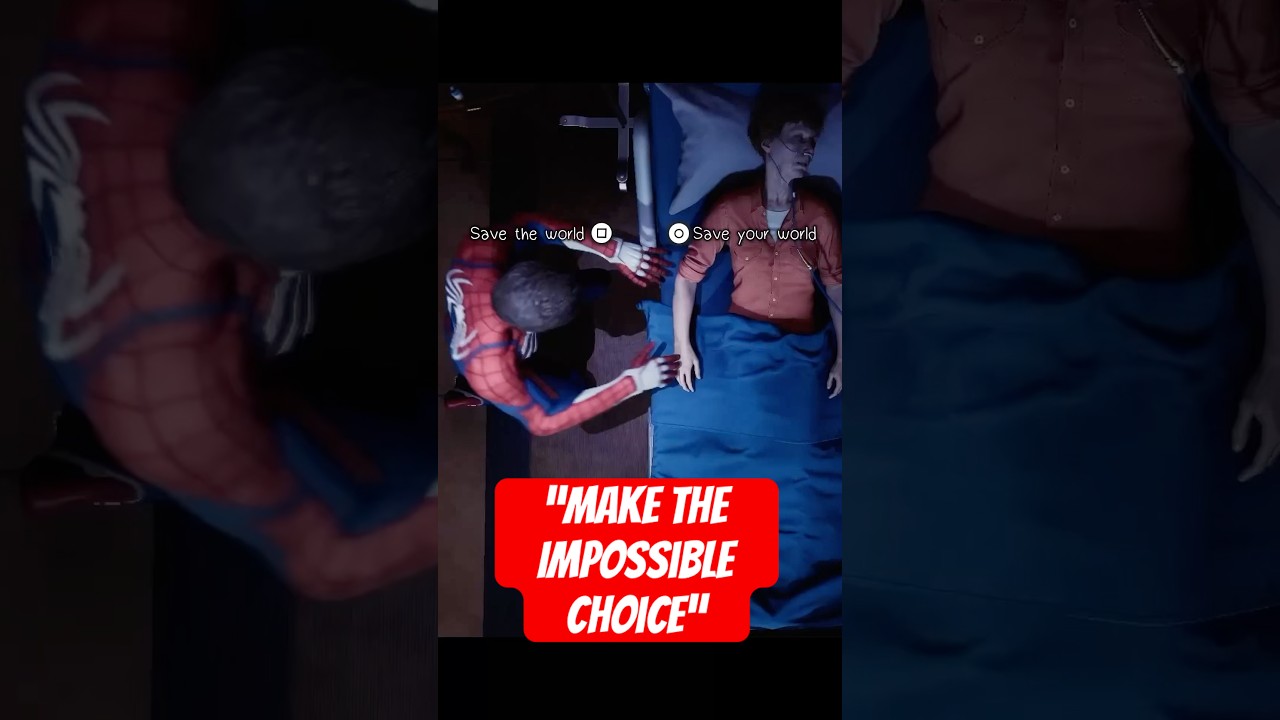 Spider-Man Makes the Impossible Choice #spidermanps4
