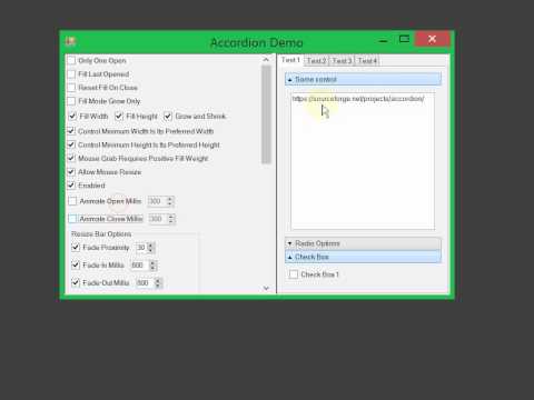 C# Winforms Accordion download | SourceForge.net