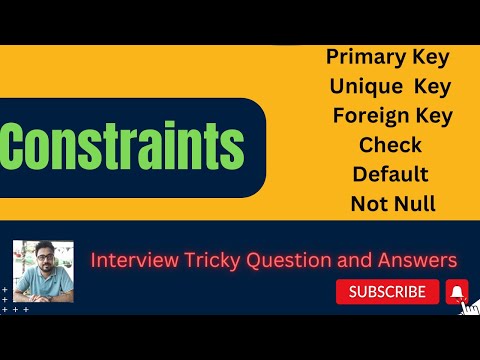 What is SQL Constraints? | Key Interview Questions Answered