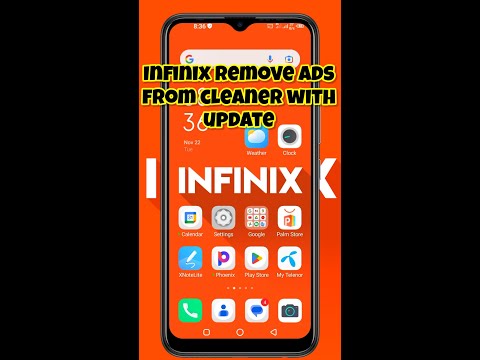 Infinix ReMove Ads ???? from Cleaner with ???? Update ????