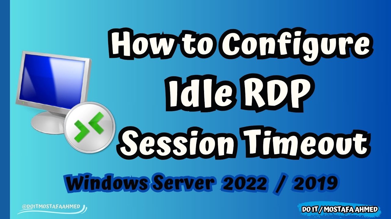 How to Configure IDLE RDP Session Timeout