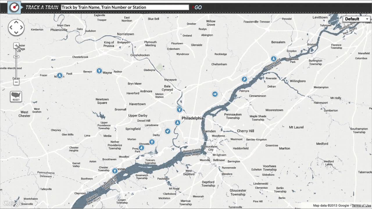 Amtrak maps trains from coast to coast with Google Maps Engine