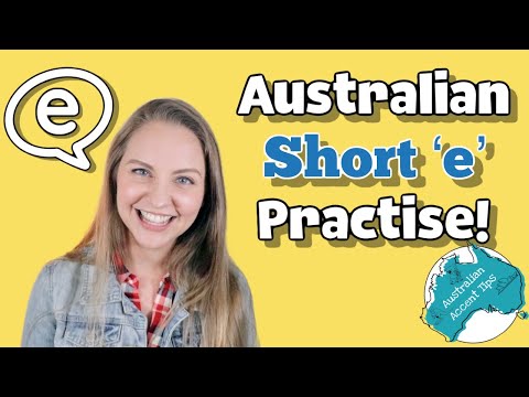 Short 'e' Practice | Australian English Pronunciation