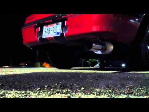 91 Plymouth Laser RS Thermal 3 inch turbo back exhaust sound