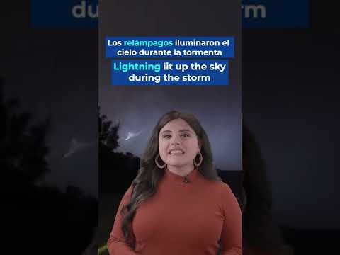 MyRadar Español Word of the Day is Relámpago ⚡(lightning)!