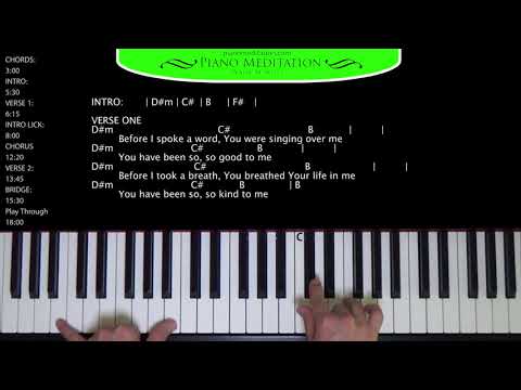 Reckless Love - How to Play on the Piano [F#]