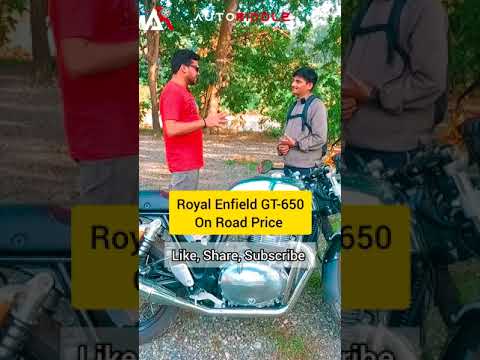 Continental GT 650 On Road Price ποΈπ₯ #shorts #autoriddle #continentalgt650