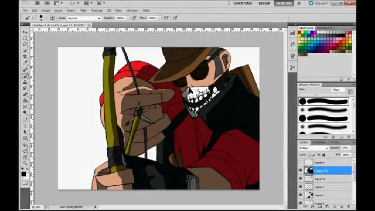 Speed painting TF2 - Sniper