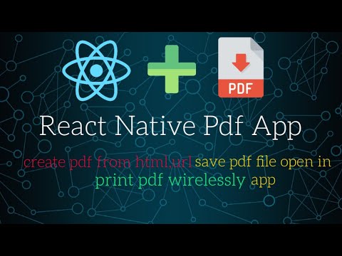 React native pdf app