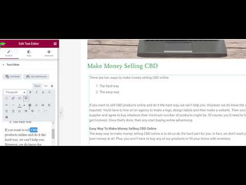 How to Edit Text in a WordPress Website Using Elementor