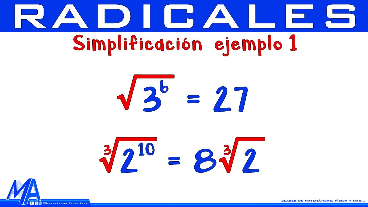 Simplifying Radicals | Example 1