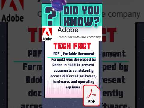 Which Year PDF Was Developed?