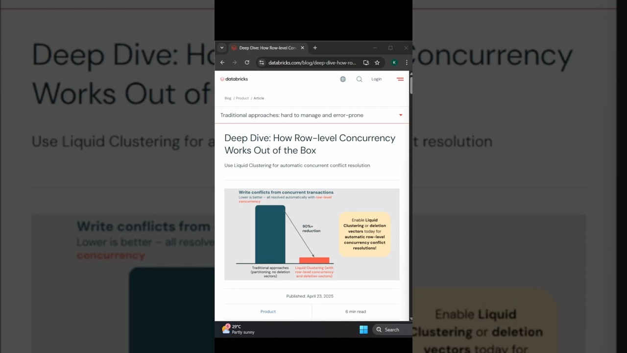 Fix Delta Table concurrentWrite errors WITHOUT retry logic | Databricks #dataengineer #pysparktips