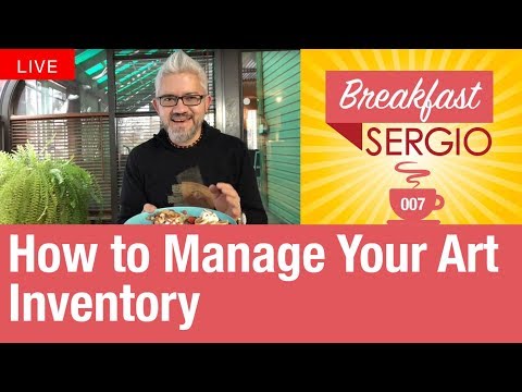 How To Manage Your Art Inventory with Artwork Archive. Breakfast 🍳 with Sergio. Episode 7