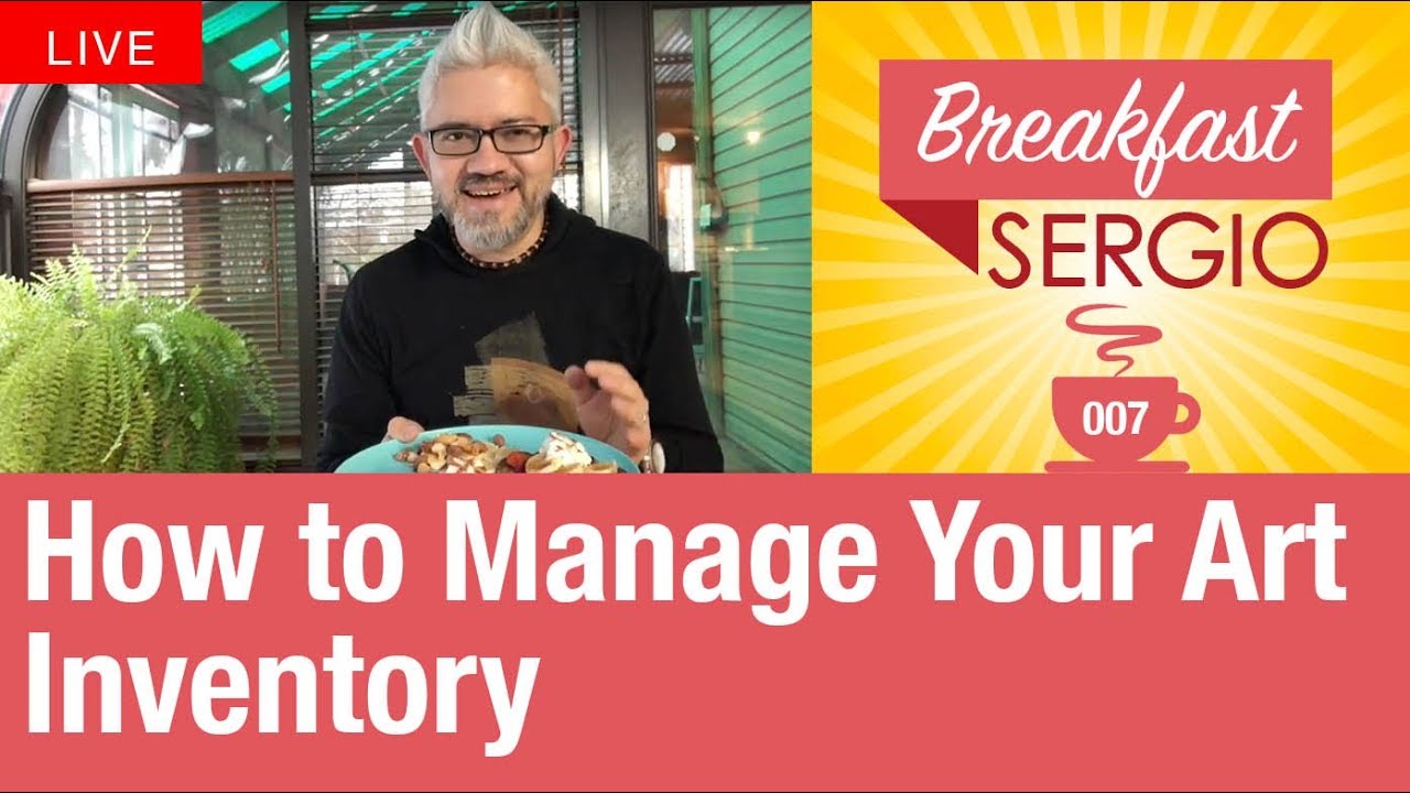 How To Manage Your Art Inventory with Artwork Archive. Breakfast 🍳 with Sergio. Episode 7