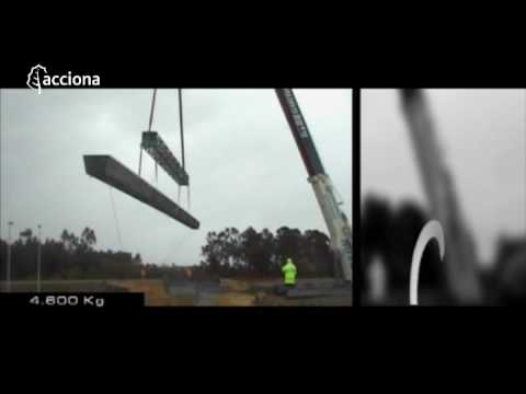 ACCIONA Infrastructure creates a carbon fiber bridge in Asturias, Spain