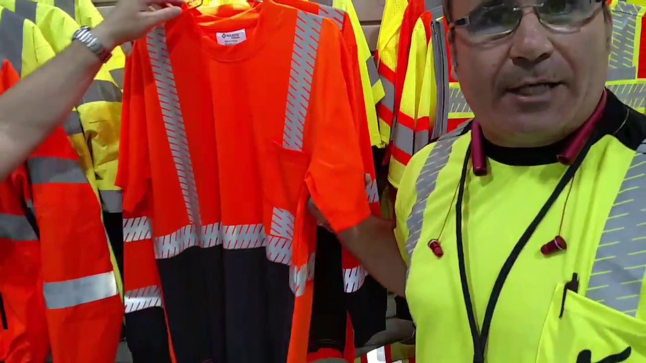 Majestic Hi Vis Shirts & Safety Vests with Logo Options | The Man Store