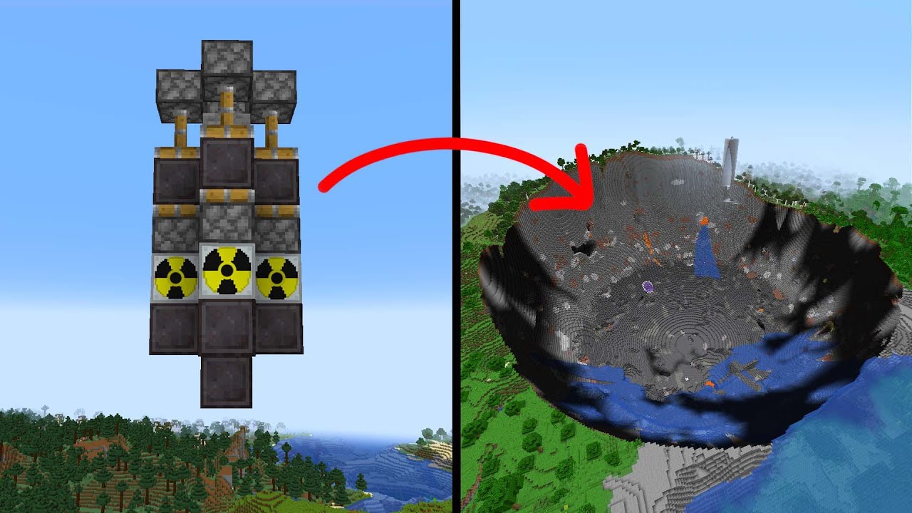 I made a nuke in minecraft