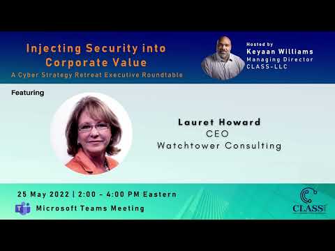 Lauret Howard: Cybersecurity & Corporate Value - Culture is Key | Injecting Security