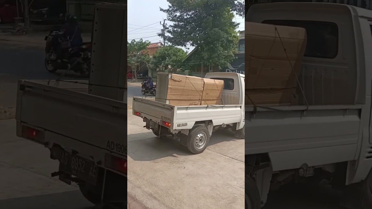 Lemari Sliding Minimalis Ready di Toko Bintang Baru Furniture Sragen.