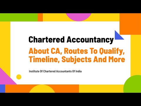 All About CA Qualification at ICAI - What is CA, CA after 12th or Graduation, Duration, Subjects