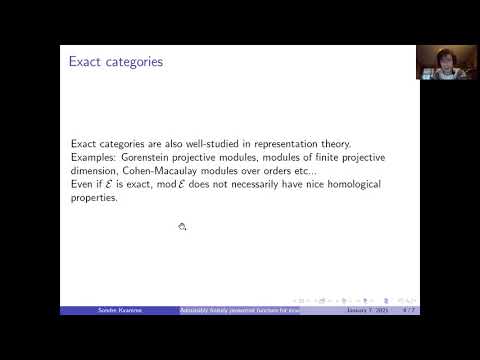 Sondre Kvamme: Admissibly finitely presented functors for an exact category
