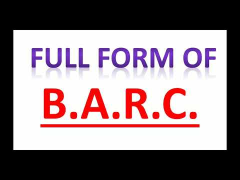BARC, full form of BARC