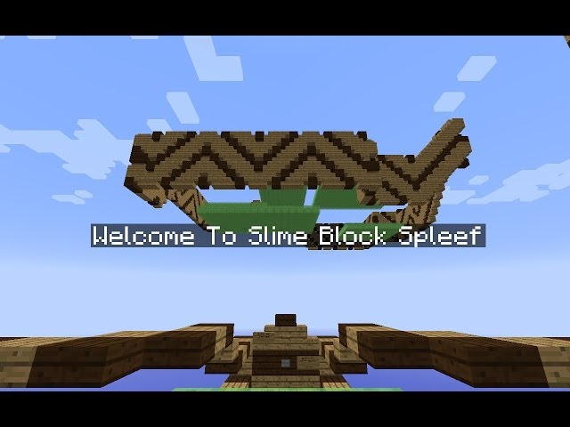 Slime Block Spleef :: Snapshot based game :: 14w25b or higher Minecraft Map