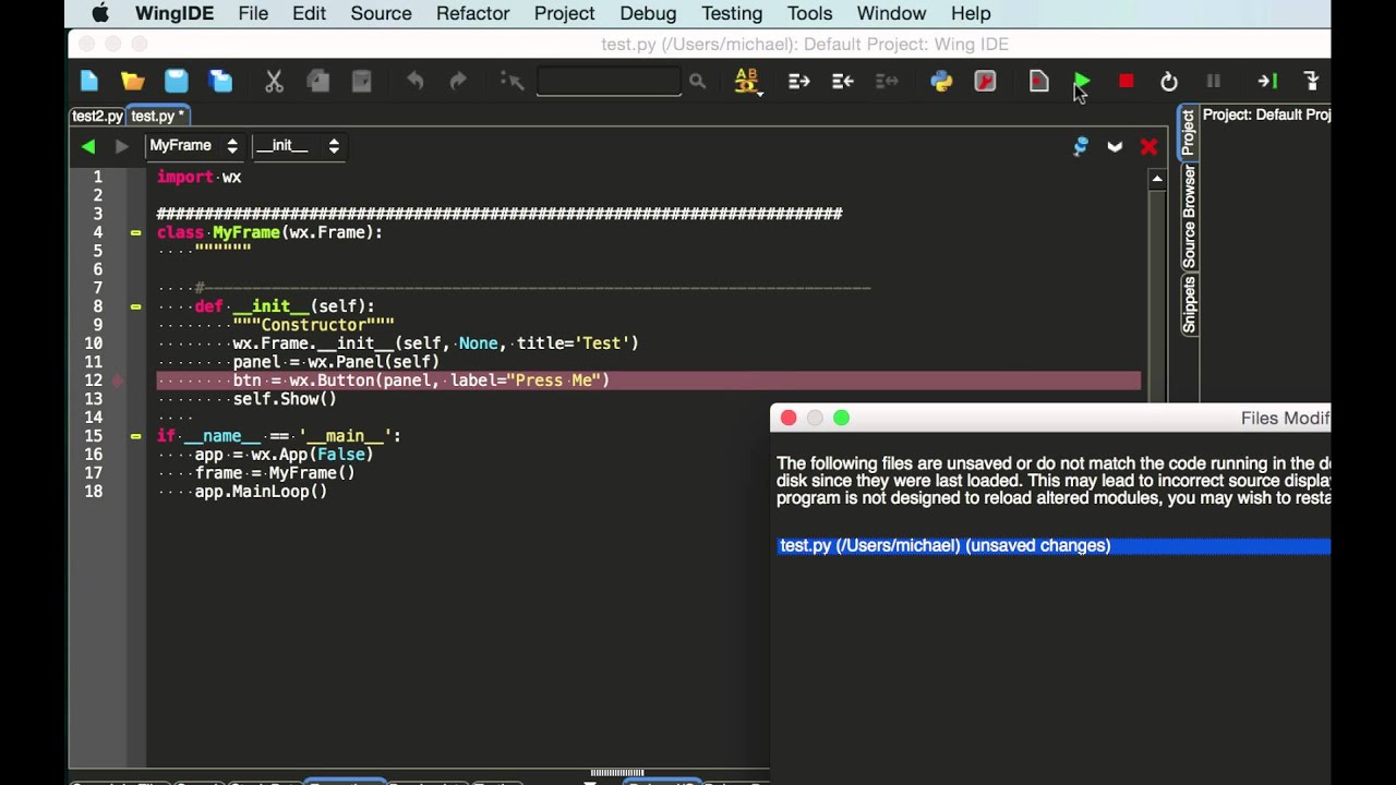wxPython 101:  Simple Frames