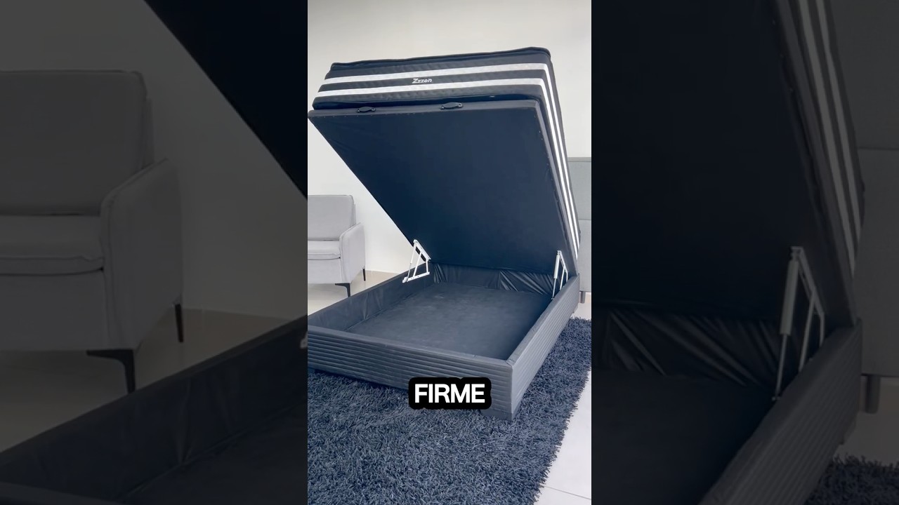 Sommier ZZZEN 2 Plazas con Box Baúl | Pillow Top + Extra Firme #montevideo #muebles