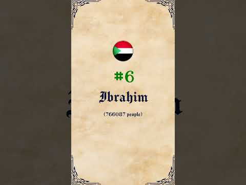 10 Most Common Surnames: Sudan