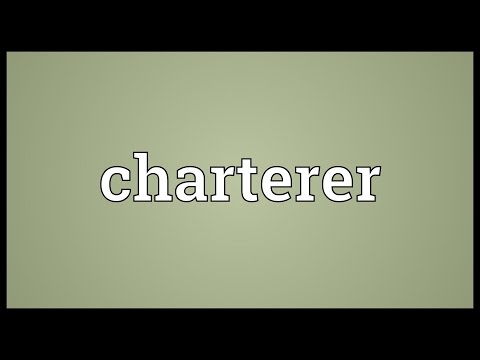 Charterer Meaning