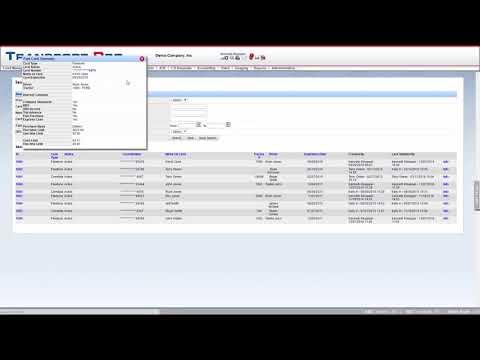 Setting Up Fuel Cards and Processing Fuel Card Transactions