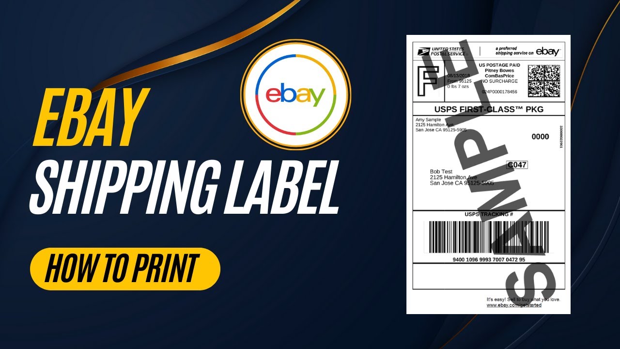 Easy Tutorial: How to Print eBay Shipping Labels / Step-by-Step Guide: Printing Shipping Labels