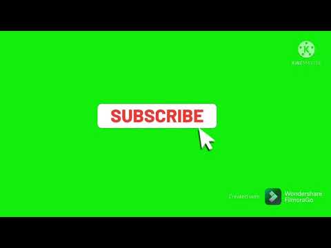 Subscribe and hit the bell green screen free use (no sound)