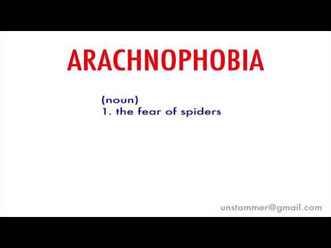 How to Pronounce Arachnophobia