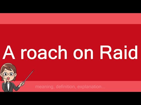 A roach on Raid
